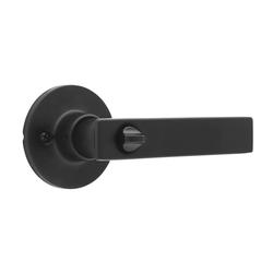 Tru-Bolt® Lowell Matte Black Privacy Door Lever at Menards®