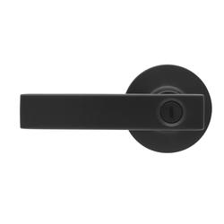 Tru-Bolt® Lowell Matte Black Privacy Door Lever at Menards®