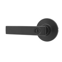 Tru-Bolt® Lowell Matte Black Privacy Door Lever at Menards®