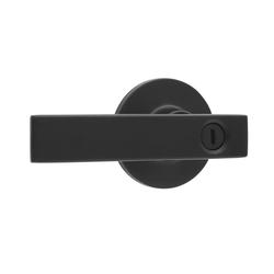 Tru-Bolt® Lowell Matte Black Privacy Door Lever at Menards®