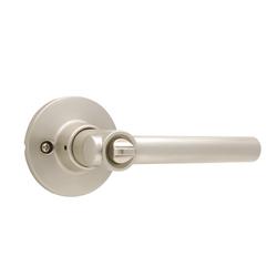Tru-Bolt® Lansing Satin Nickel Privacy Door Lever at Menards®