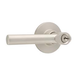 Tru-Bolt® Lansing Satin Nickel Entry Door Lever at Menards®