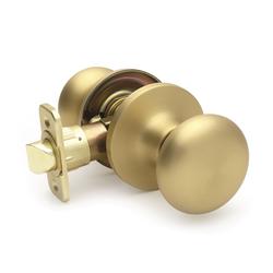 Tru Bolt Glendale Brushed Gold Passage Door Knob
