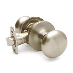 Tru-Bolt® Glendale Satin Nickel Passage Door Knob at Menards®