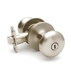 Tru-Bolt® Glendale Satin Nickel Privacy Door Knob at Menards®