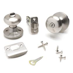 Tru-Bolt® Glendale Satin Nickel Privacy Door Knob at Menards®