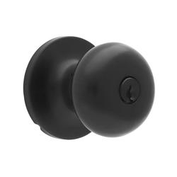 Tru-Bolt® Glendale Matte Black Entry Door Knob at Menards®