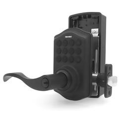 Tru-Bolt® New Classic Electronic Trinidad Lever with Keypad in Matte ...