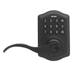 Tru-Bolt® New Classic Electronic Trinidad Lever with Keypad in Matte ...