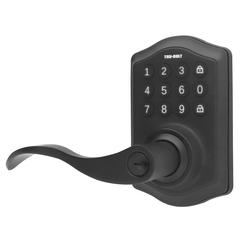 Tru-Bolt® New Classic Electronic Trinidad Lever with Keypad in Matte ...