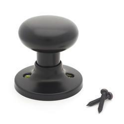 Tru-Bolt® Glendale Matte Black Dummy Door Knob at Menards®