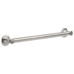 Delta® Traditional 24" x 1-1/4" Brilliance Stainless Steel Grab Bar at ...