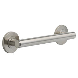 Delta® Contemporary 12" x 1-1/4" Brilliance Stainless Steel Grab Bar at ...