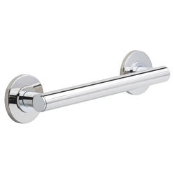 Delta® Contemporary 12" x 1-1/4" Polished Chrome Grab Bar at Menards®