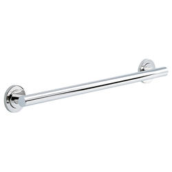 Franklin Brass Voisin 24" x 1-1/4" Bright Stainless Steel Grab Bar at ...