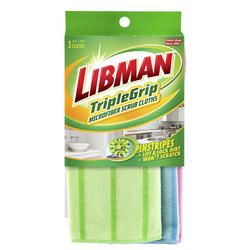 Libman® TripleGrip™ Microfiber Scrub Cloths - 3 Pack at Menards®