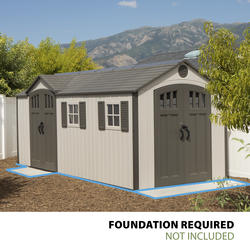 Lifetime 17.5 x 8 Steel Reinforced Resin Outdoor Storage Shed at Menards®