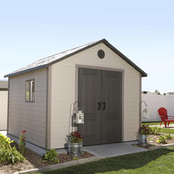 Lifetime 11 x 11 Steel Reinforced Resin Outdoor Storage Shed at Menards®