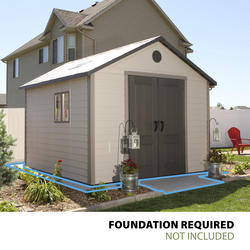 Lifetime 11 x 11 Steel Reinforced Resin Outdoor Storage Shed at Menards®