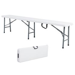 Peakform 6 White Resin Folding Bench 600 lb Capacity