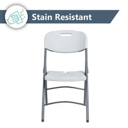 Peakform® White Resin Folding Chair - 400 lb Capacity at Menards®