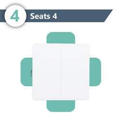 Peakform® 34" Fold-in-Half Banquet Table at Menards®