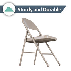 Peakform® Tan Steel Folding Chair - 250 lb Capacity at Menards®