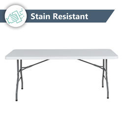 Peakform® Heavy-Duty 6' Folding Banquet Table at Menards®