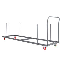 Peakform® 8' Gray Folding Banquet Table Cart at Menards®