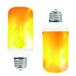 CiAO TECH 25 Watt Equivalent Flame Effect E26 LED Light Bulb - 2 Pack ...