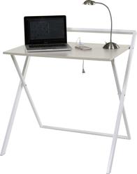 OneSpace Basics Folding Desk with USB Charger - White Oak at Menards®
