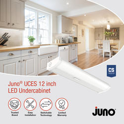 Juno® 12" Direct Wire LED Under Cabinet Light at Menards®