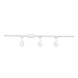 Lithonia Lighting® Square Head White 3-Light Integrated LED Track Light ...