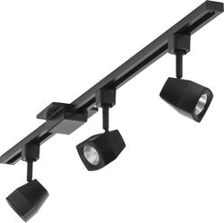 Lithonia Lighting® Square Head Black 3-Light Integrated LED Track Light ...