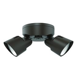Lithonia Lighting® Dark Bronze LED Dual Head Dusk-to-Dawn Outdoor ...