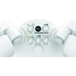 Lithonia Lighting® White LED Dual Head Motion Sensor Outdoor Security ...