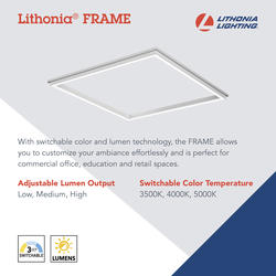 Lithonia Lighting® FRAME 2x2 Indoor LED Strip Light Frame at Menards®