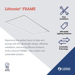 Lithonia Lighting® FRAME 2x4 Indoor LED Strip Light Frame at Menards®
