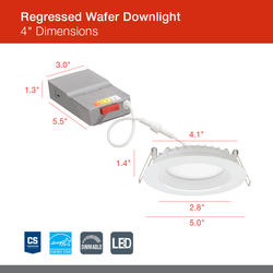 Juno® 4" Canless LED Wafer Downlight at Menards®
