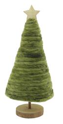 Enchanted Forest® 16" Wool Wrapped Christmas Tree - Assorted Styles at ...