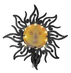 Enchanted Garden™ 16" Solar Sun Plaque at Menards®