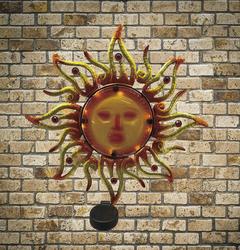 Enchanted Garden™ 16" Solar Sun Plaque at Menards®