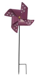 Enchanted Garden® 22-1/2" Metal Pink Pinwheel Garden Stake at Menards®