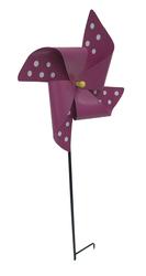 Enchanted Garden® 22-1/2" Metal Pink Pinwheel Garden Stake at Menards®