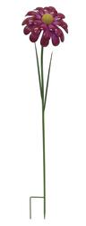 Enchanted Garden® 35-1/2" Metal Pink Flower Garden Stake at Menards®