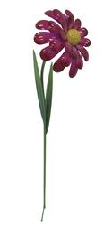 Enchanted Garden® 35-1/2" Metal Pink Flower Garden Stake at Menards®
