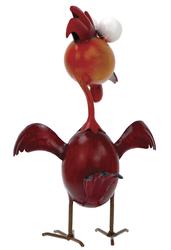 Enchanted Garden® 12-1/2" Metal Red Rooster Statue at Menards®
