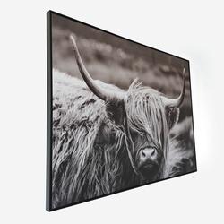 Enchanted Garden® 48" x 36" Highland Cow Canvas Wall Art at Menards®