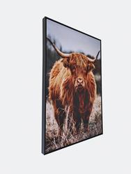Enchanted Garden® 24" x 36" Highland Cow Canvas Wall Art at Menards®