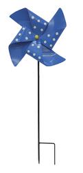 Enchanted Garden® 22-1/2" Metal Blue Pinwheel Garden Stake at Menards®
